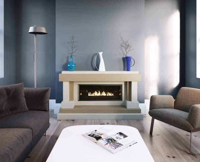 Artisan Beckford Limestone Fireplace - Artisan Fireplace Design