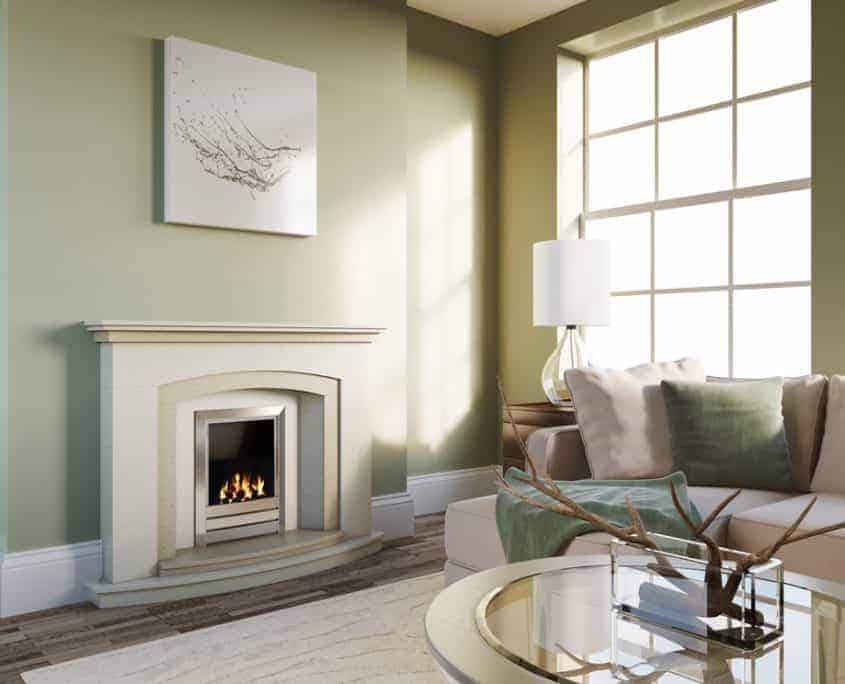 Artisan Beckford Limestone Fireplace - Artisan Fireplace Design