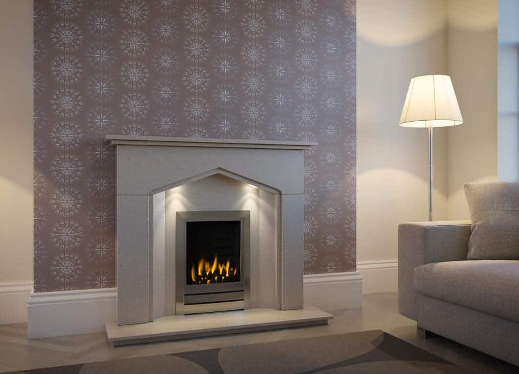 Artisan Elizabeth Marble Fireplace - Artisan Fireplace Design