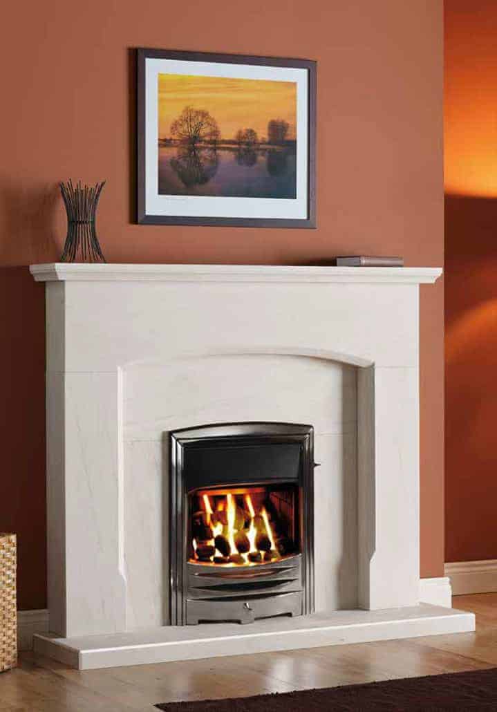 Artisan Hadstock Limestone Fireplace - Artisan Fireplace Design