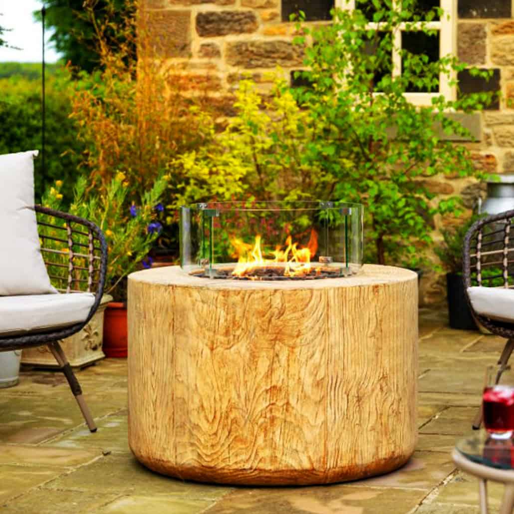 Verano Round Outdoor Gas Fire Pit Table - Artisan Fireplace Design
